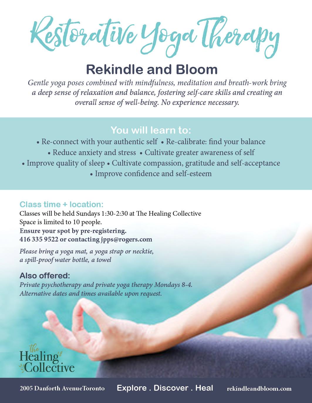 Restorative Yoga Therapy - The Healing Collective